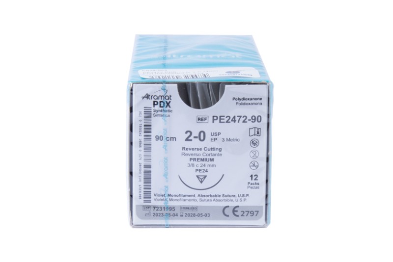 Pdx polidioxanona 2-0 24mm sutura absorbible c/12 – Artículos Químicos y Médicos
