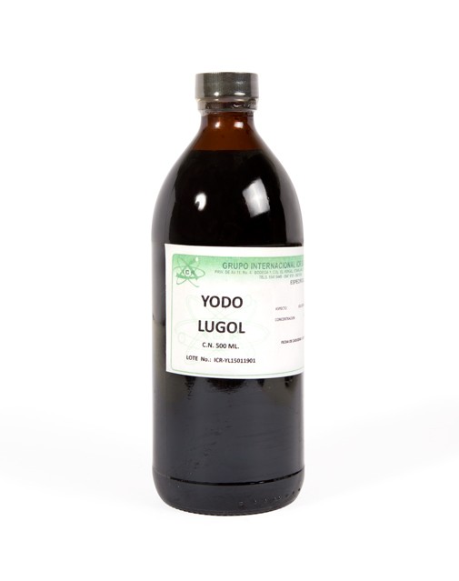 Yodo lugol 500ml – Artículos Químicos y Médicos